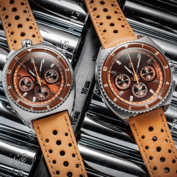 Straton Legera Bullhead - VK67 Mecha-Quartz (Brown) – The Microbrand Store