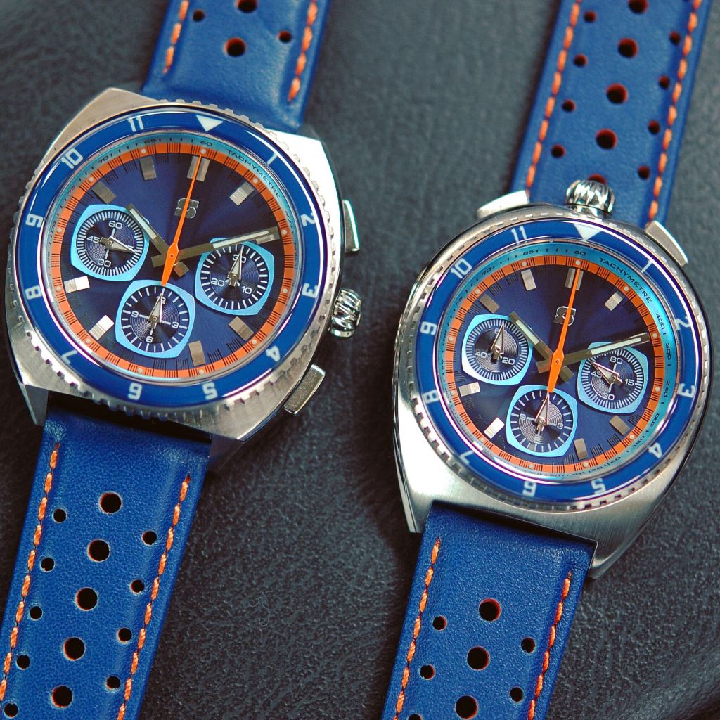 Straton Legera Bullhead - VK67 Mecha-Quartz (Blue) – The Microbrand Store