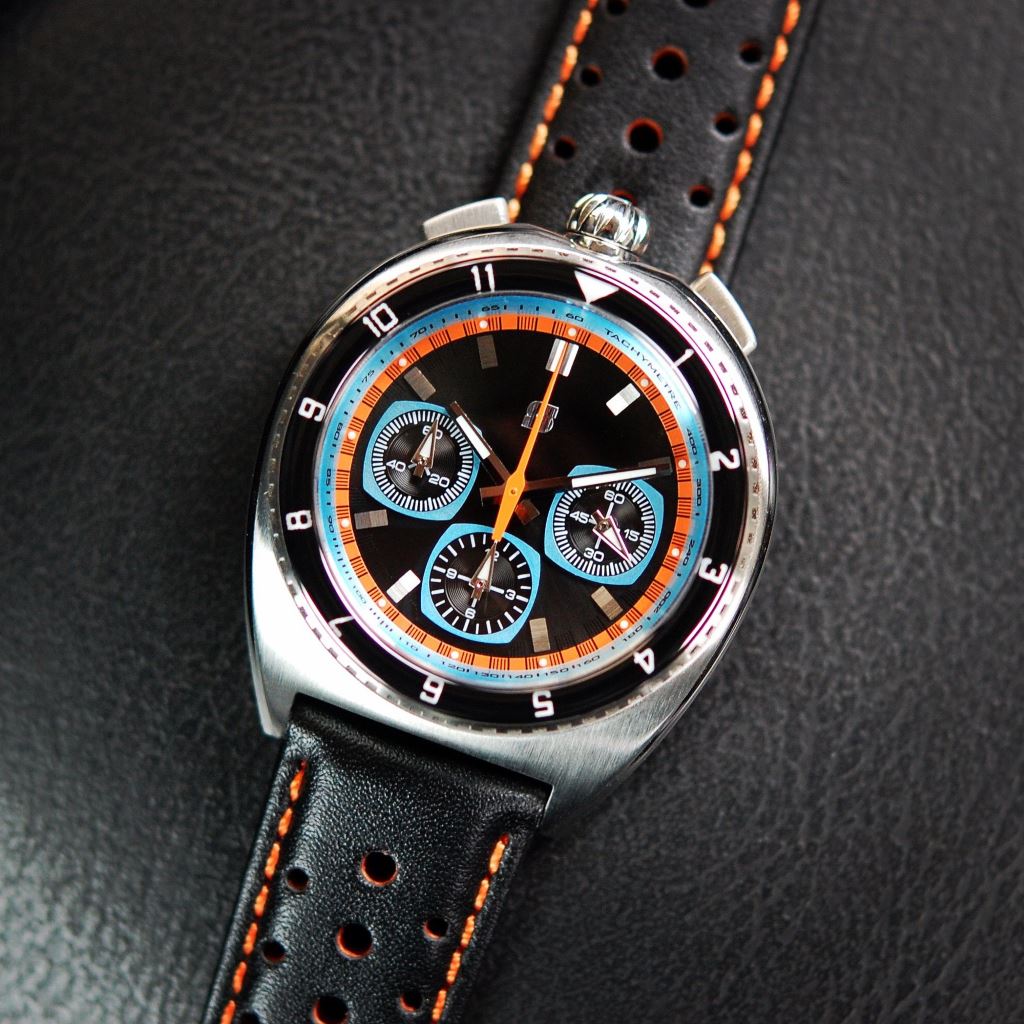 Straton Legera Bullhead - Swiss Valjoux 7750 (Black) – The Microbrand Store