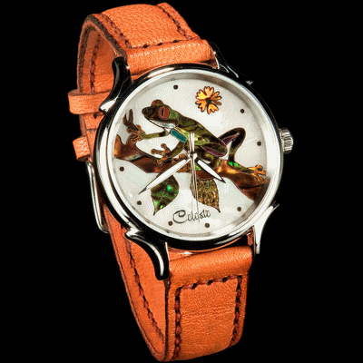Celeste Tree Frog - Ladies Watch with Swiss Movement – The Microbrand Store